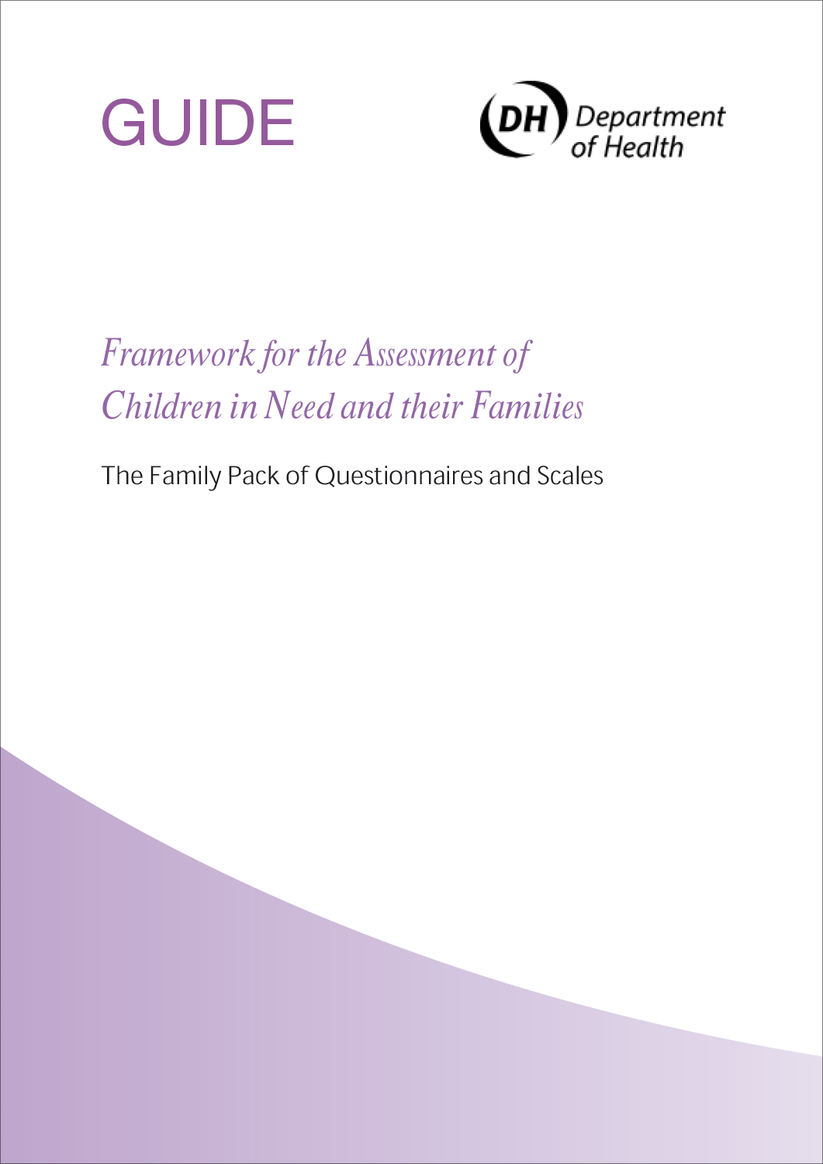 The Family Pack of Questionnaires and Scales – Child and Family Training